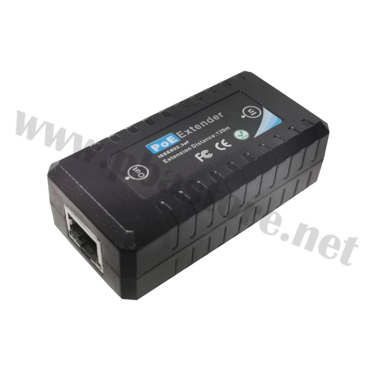POE EXTENDER 1ออก1 10/100M 120เมตร เป็นอุปกรณ์ช่วยเพิ่มระยะของสัญญาณกล้องวงจรปิดและไฟในระยะ 120 ...